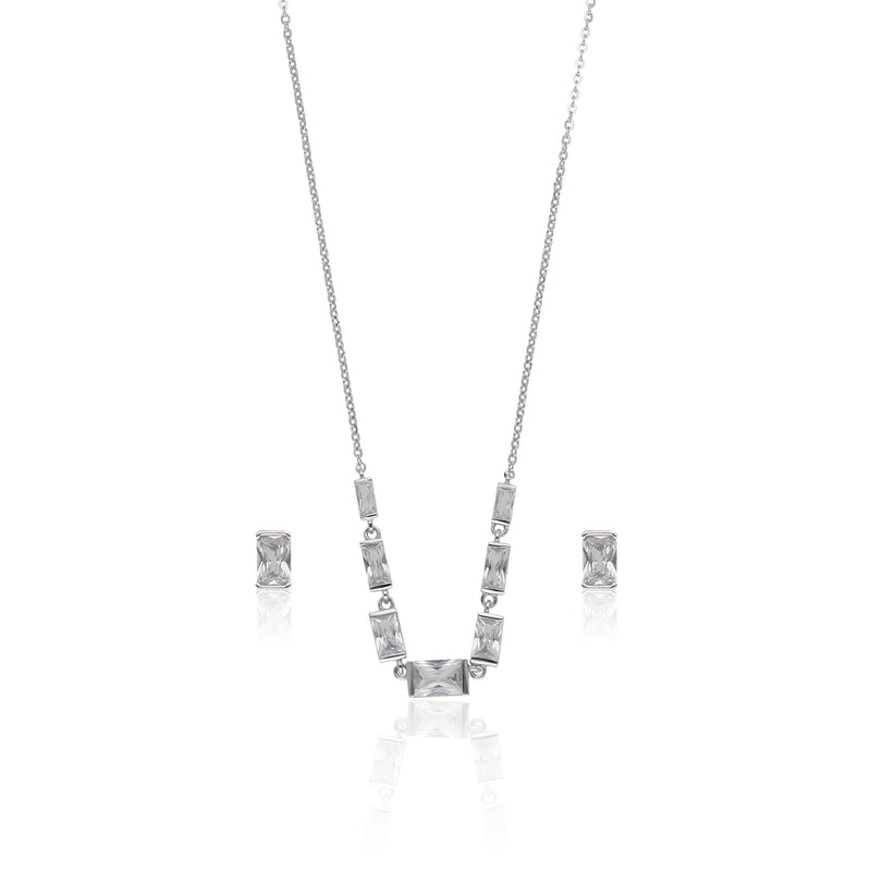 92.5 Sterling Silver Necklace Sets – Tohfa Jewellery India
